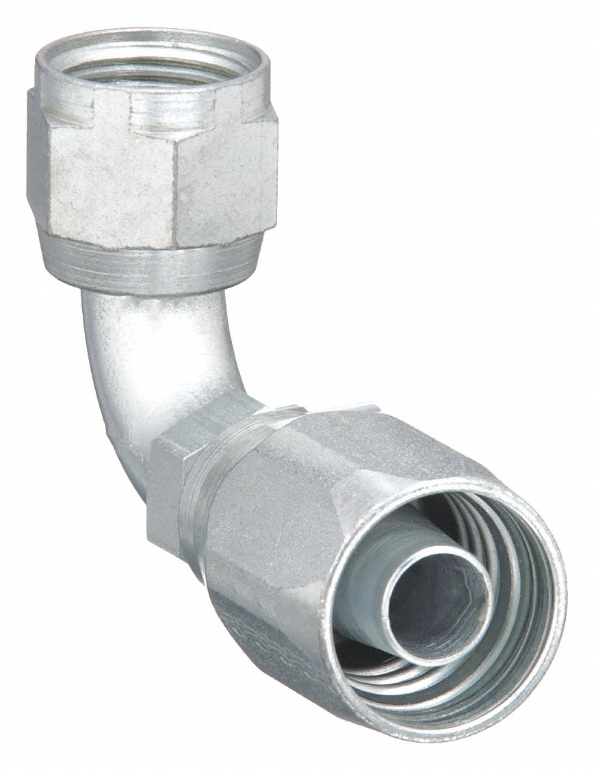 -6 For Hose Dash Size, 9/16 in x 3/8 in Fitting Size, Hydraulic Hose ...