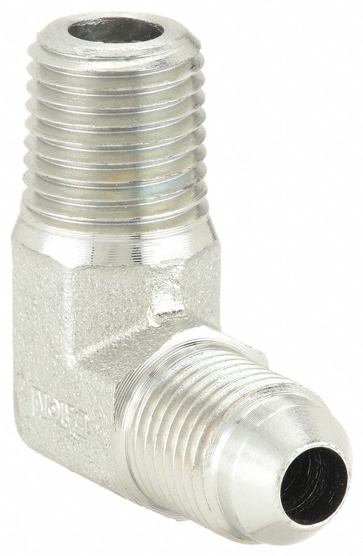 AEROQUIP Adaptador de Manguera Hidráulica, Codo de 90°, Macho NPT a Macho JIC, Codo 90 ...