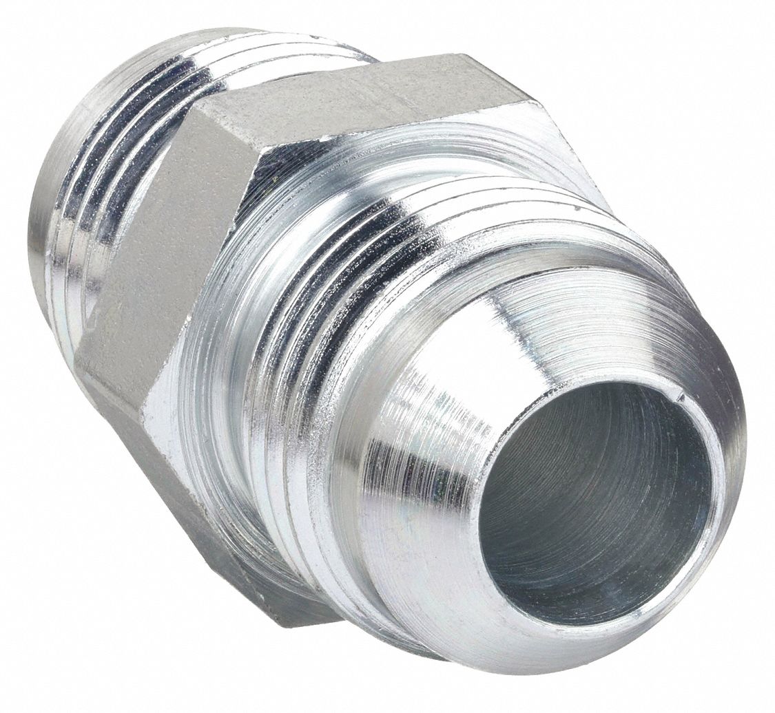 AEROQUIP Adaptador de Manguera Hidráulica, Recto, Macho JIC a Macho JIC, Unión - 2F335 | 2027-6 ...