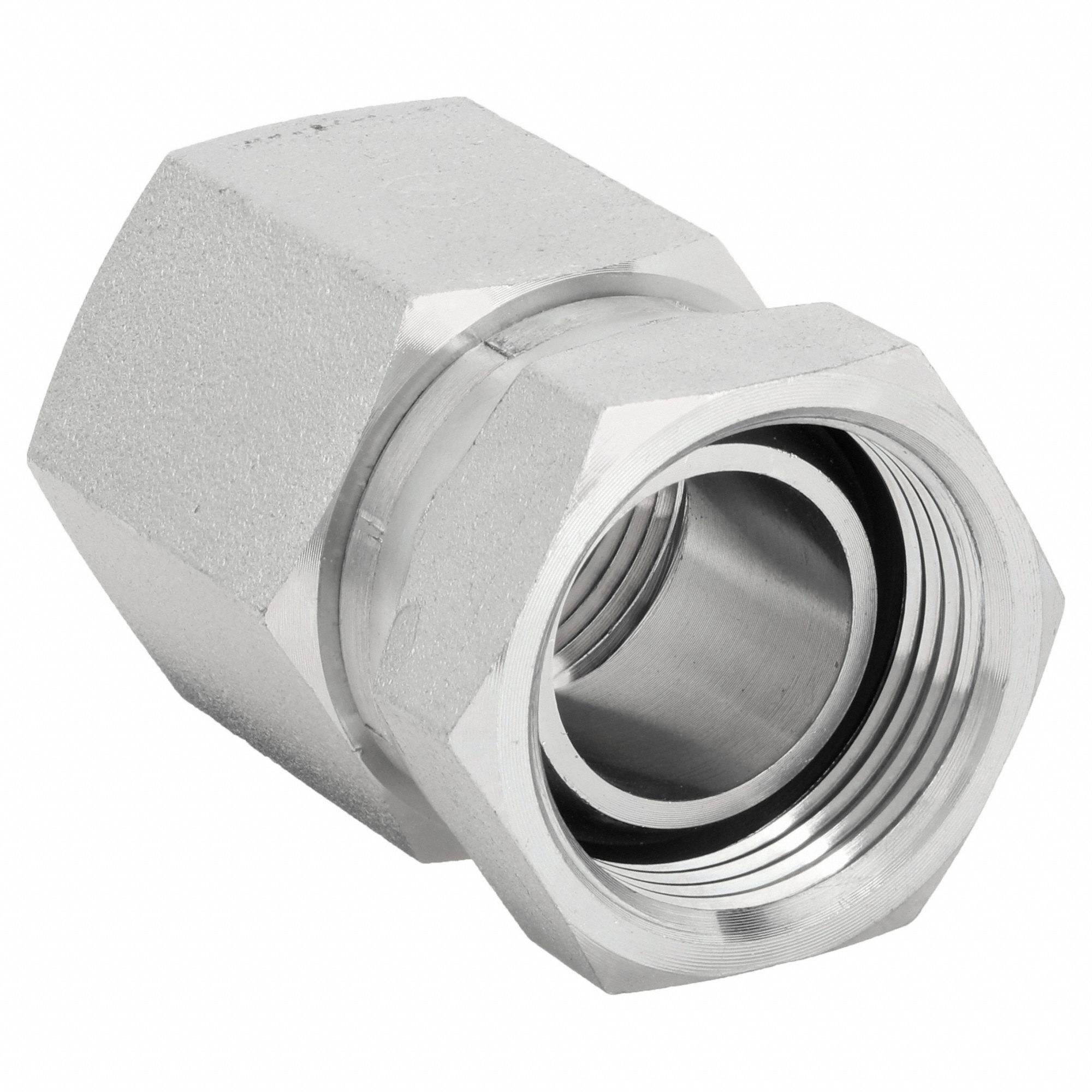 1 in x 1 in Fitting Size, Female x Female, Hydraulic Hose Adapter ...