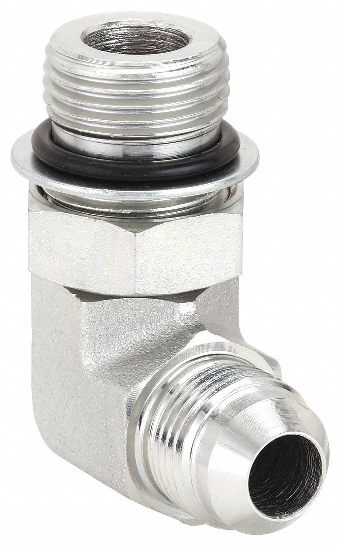 AEROQUIP Adaptador de Manguera Hidráulica, Codo de 90°, Macho SAE a Macho JIC, Codo 90 ...