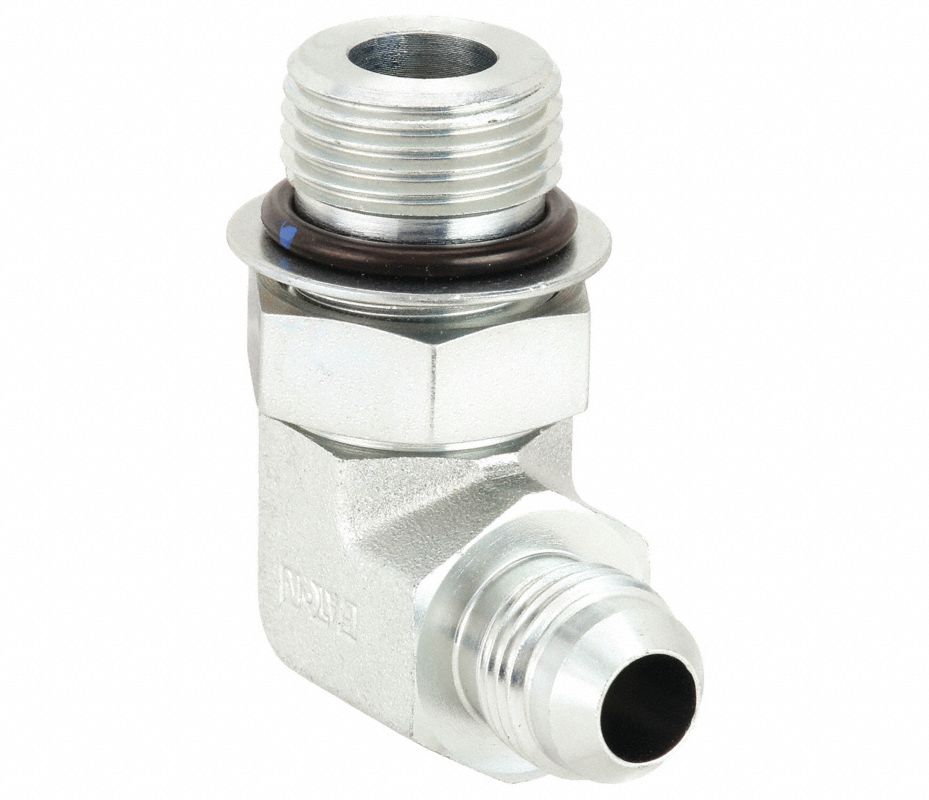 AEROQUIP Adaptador de Manguera Hidráulica, Codo de 90°, Macho SAE a Macho JIC, Codo 90 ...