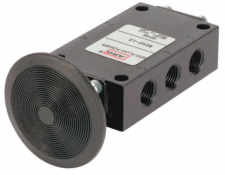 ARO, 50, Four-Way / Two-Position, Manual Air Control Valve - 2F953|5040 ...