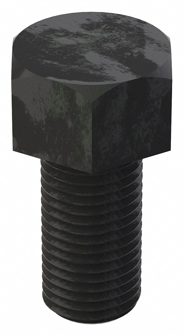 APPROVED VENDOR Tornillo de Cabeza de Dado Hexagonal 1-1/2"-6 Grado 8 Longitud de 3", Acabado ...