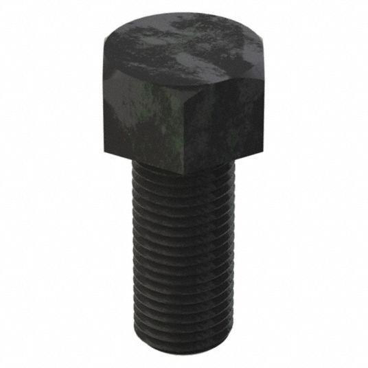 1-1/2"-6, Hex Head Cap Screw, 3 1/2 in Fastener Length, Grade 8 Steel ...