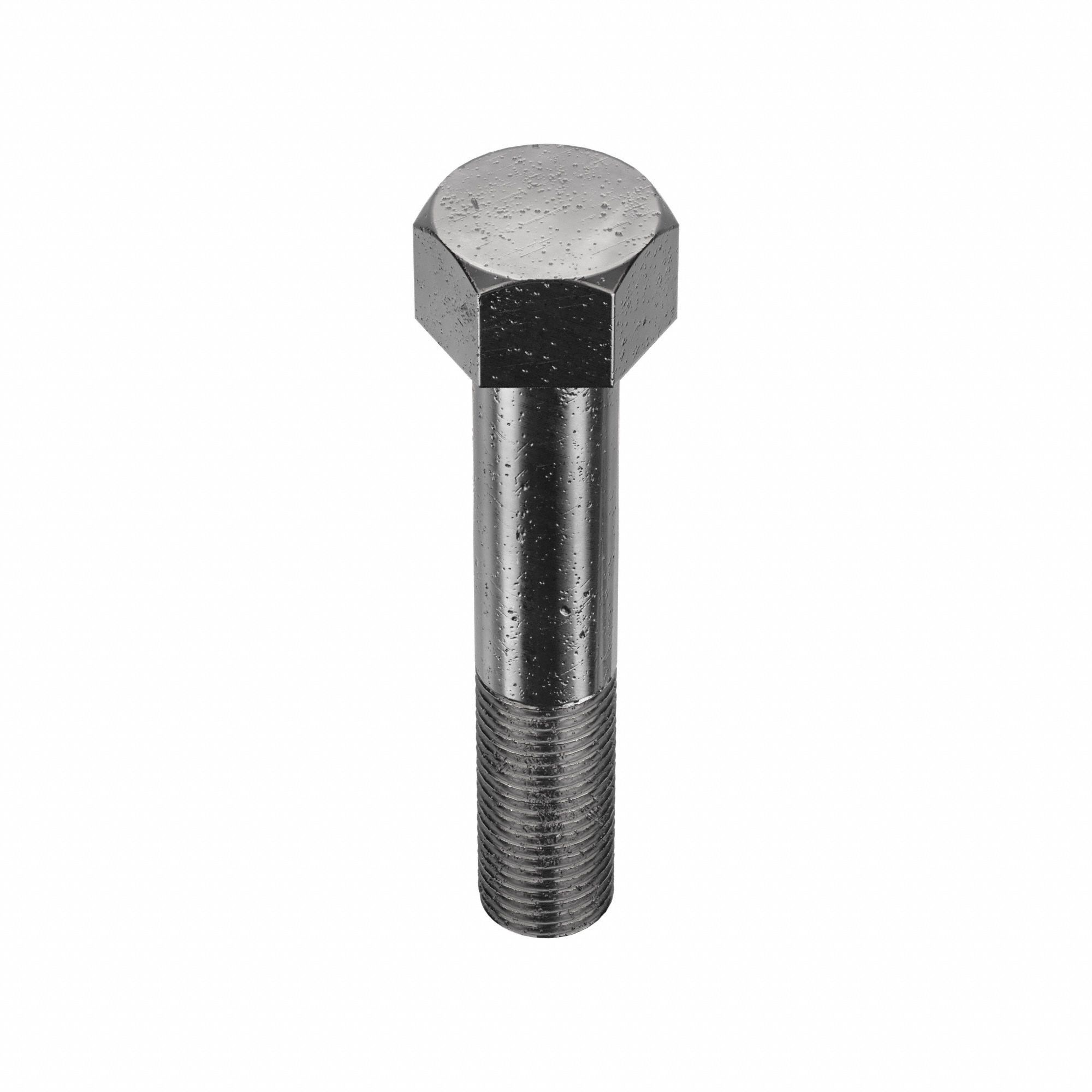 APPROVED VENDOR Tornillo de Cabeza de Dado Hexagonal 1-1/2"-6 Grado 8 Longitud de 8", Acabado ...