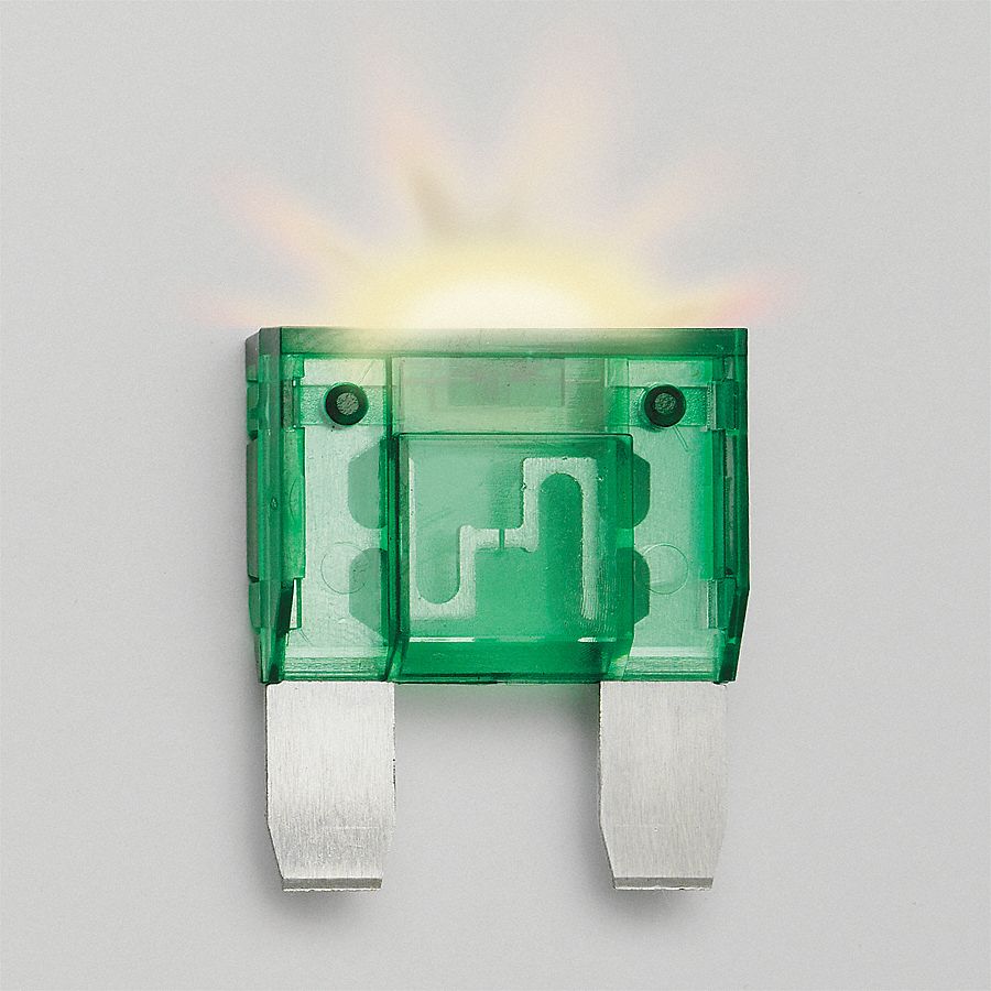 LITTELFUSE, Green Color, MAXGLO, Fuse - 2FCV8|30-1030 - Grainger