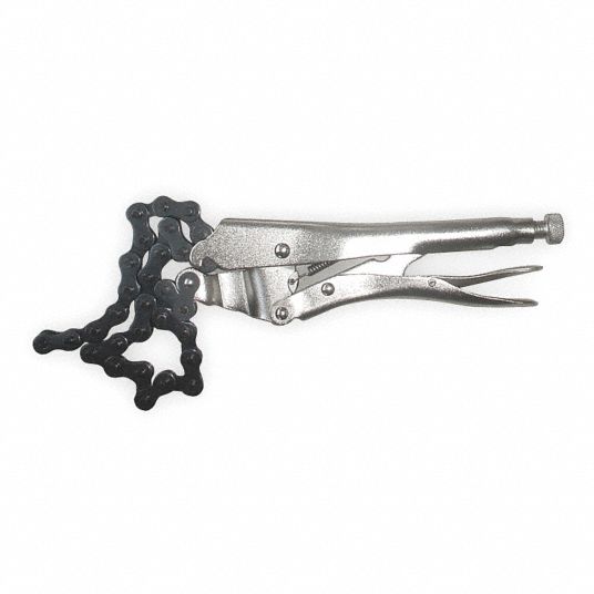 WESTWARD, Fixed, 3 1/2 in Max Jaw Opening, Locking Chain Clamp - 2FDC3 ...