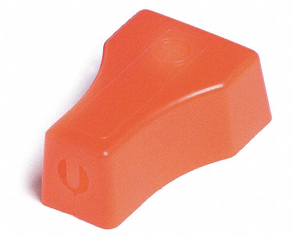 QUICKCABLE Straight Clamp Terminal Protector: 6 to 4 AWG, Red, Snap-On ...