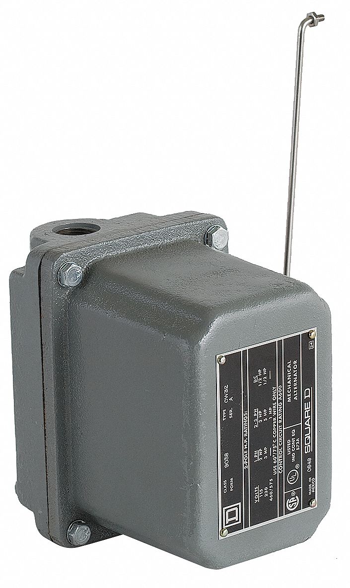 SQUARE D ALTERNATOR LQD LVL SWCH,2-1/2" MNPT - Side Mount Closed Tank ...