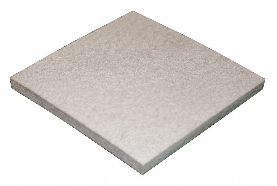 36 in W x 5 ft L, 1/8 in Thick, Wool Felt Sheet - 3HAU1|3HAU1 - Grainger