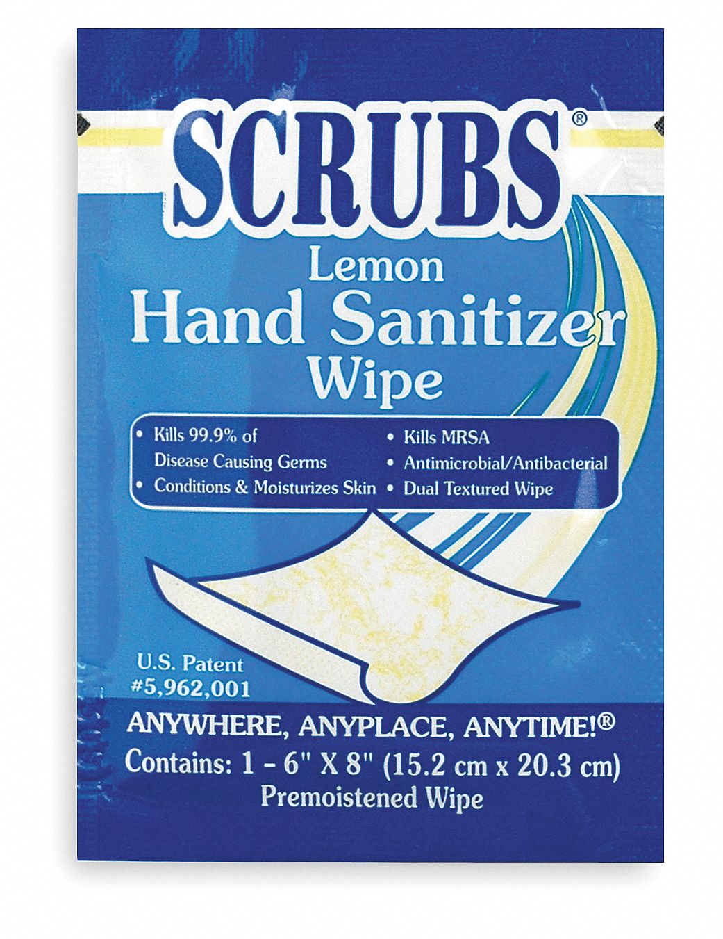 SCRUBS Hand Sanitizer Wipes, Hygiene Series None, Requires Dispenser No ...