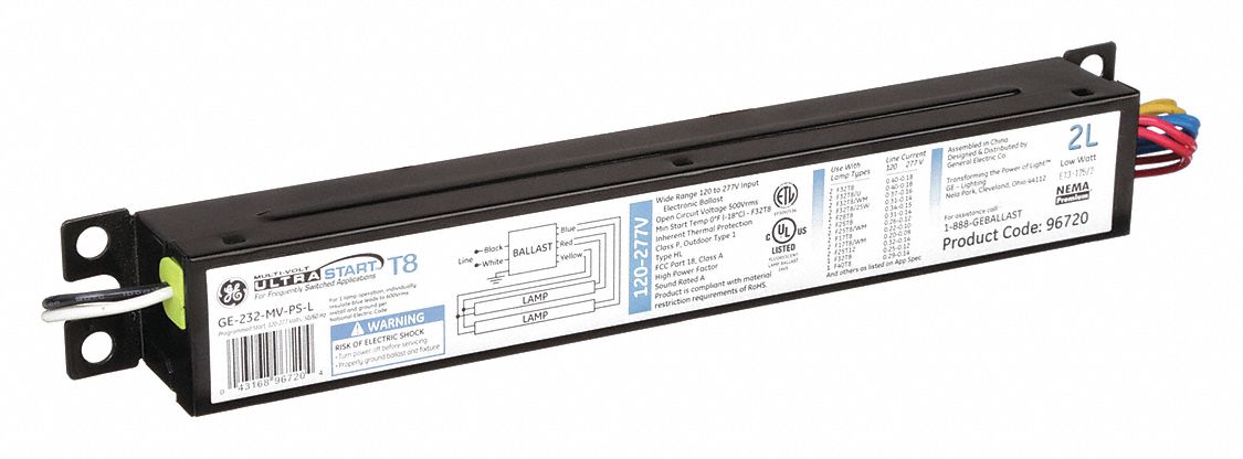 Electronic Ballast, Ballast Start Type Programmed - Grainger