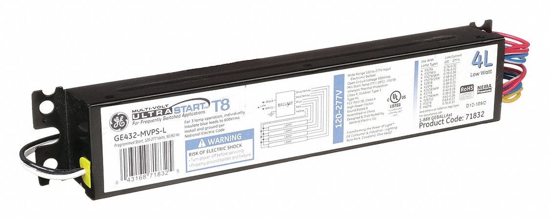 Electronic Ballast, Ballast Start Type Programmed - Grainger