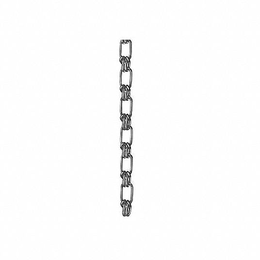 100 ft Chain, 2/0 Trade Size, 340 lb Working Load Limit, For Lifting ...