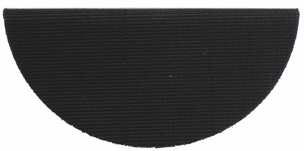 3M, 1/4 in x 5 in, Hook-and-Loop, Half-Round Disc Hand Pad - 2FUZ2 ...