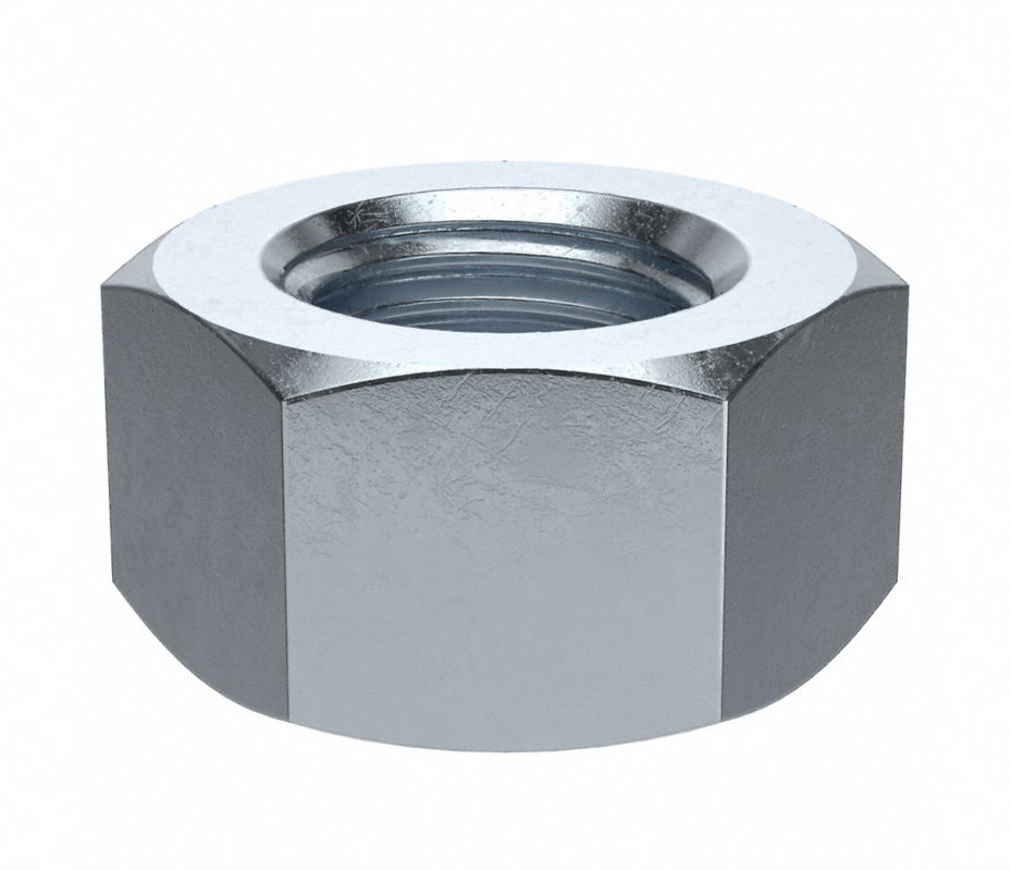 APPROVED VENDOR Tuerca Hexagonal 7/16"-20, Zincado, Grado 2, Acero, Derecha, ASTM 563, PK50 ...