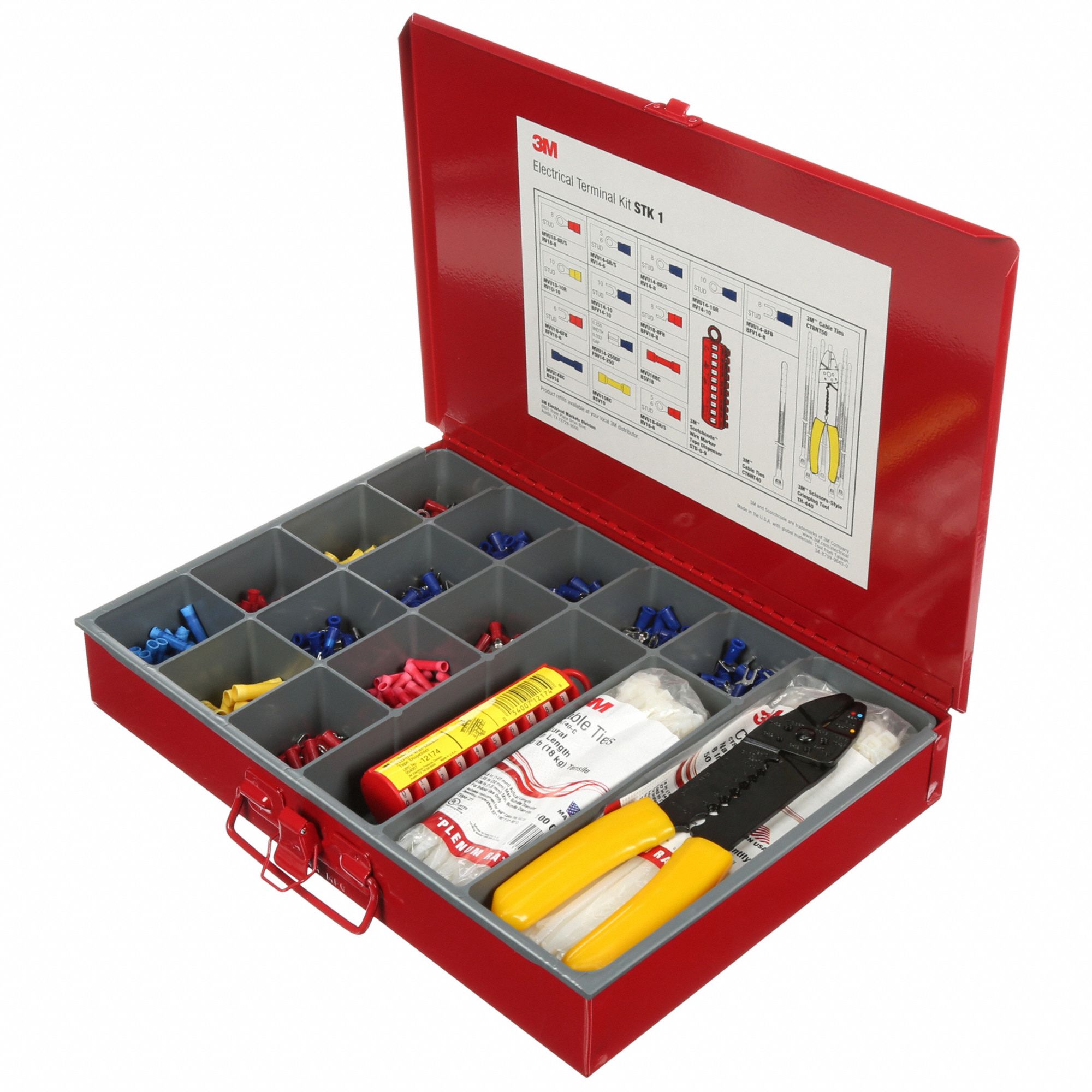 3M Wire Terminal Kit: Crimping Tool/Tape Dispenser, Crimp Termination ...