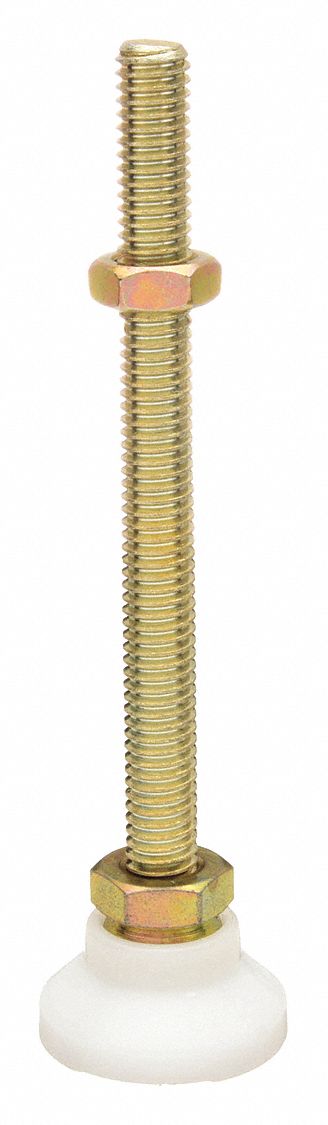 S & W, Swiveling Stud, 3/8"-16 Thread Size, Male-End Leveling Mount ...