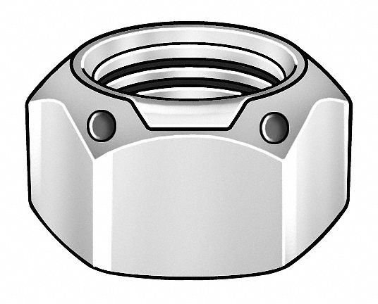 Lock Nut, PK 100 - Grainger