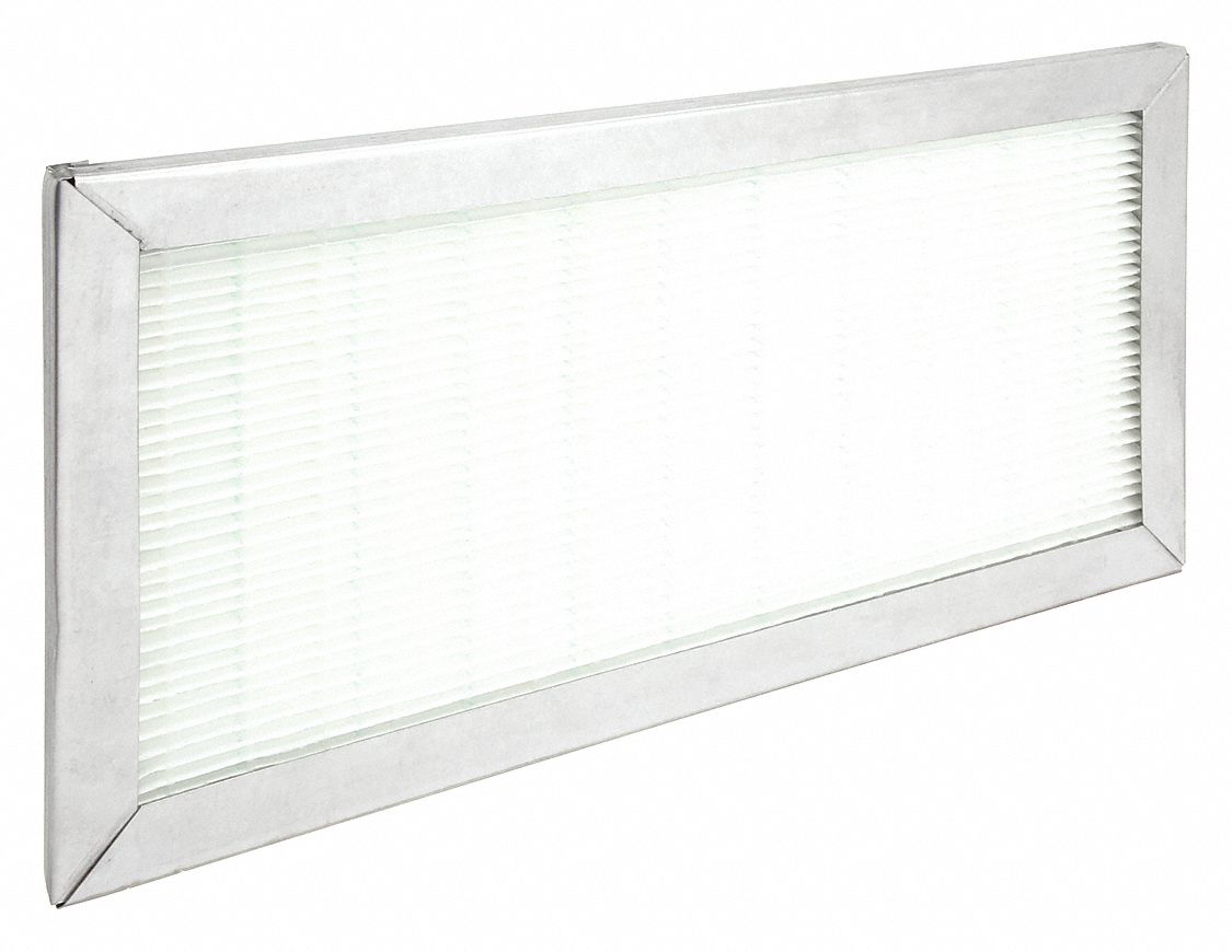 GRAINGER, 12x24x4 Nominal Filter Size, Fiberglass, Mini-Pleat Air ...