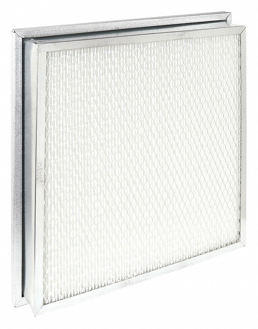 GRAINGER, 24x24x4 Nominal Filter Size, Fiberglass, Mini-Pleat Air ...