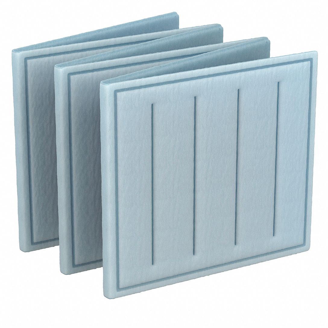 GRAINGER, 16 in x 18 in x 1 in, 18 in Section Wd, Link Air Filter ...