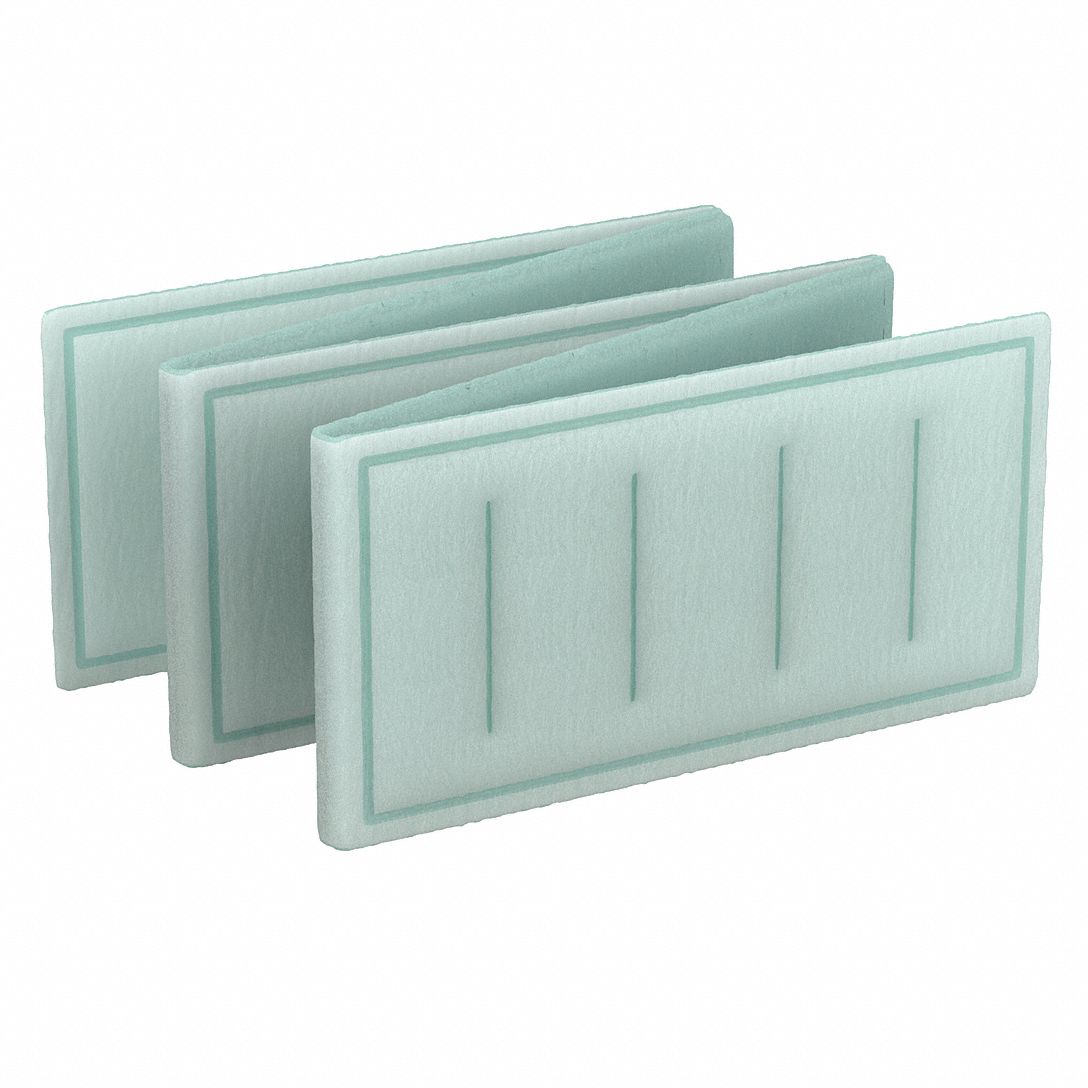 GRAINGER, 16 in x 22 in x 1 in, 22 in Section Wd, Link Air Filter ...