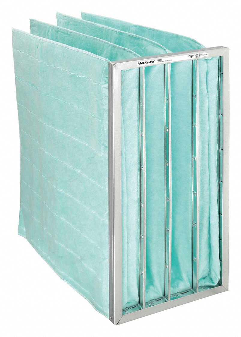 AIR HANDLER, 12 in x 24 in x 22 in, MERV 8, Pocket Air Filter - 2GGE2 ...
