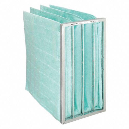 AIR HANDLER, 12 in x 24 in x 22 in, MERV 8, Pocket Air Filter - 2GGE2 ...