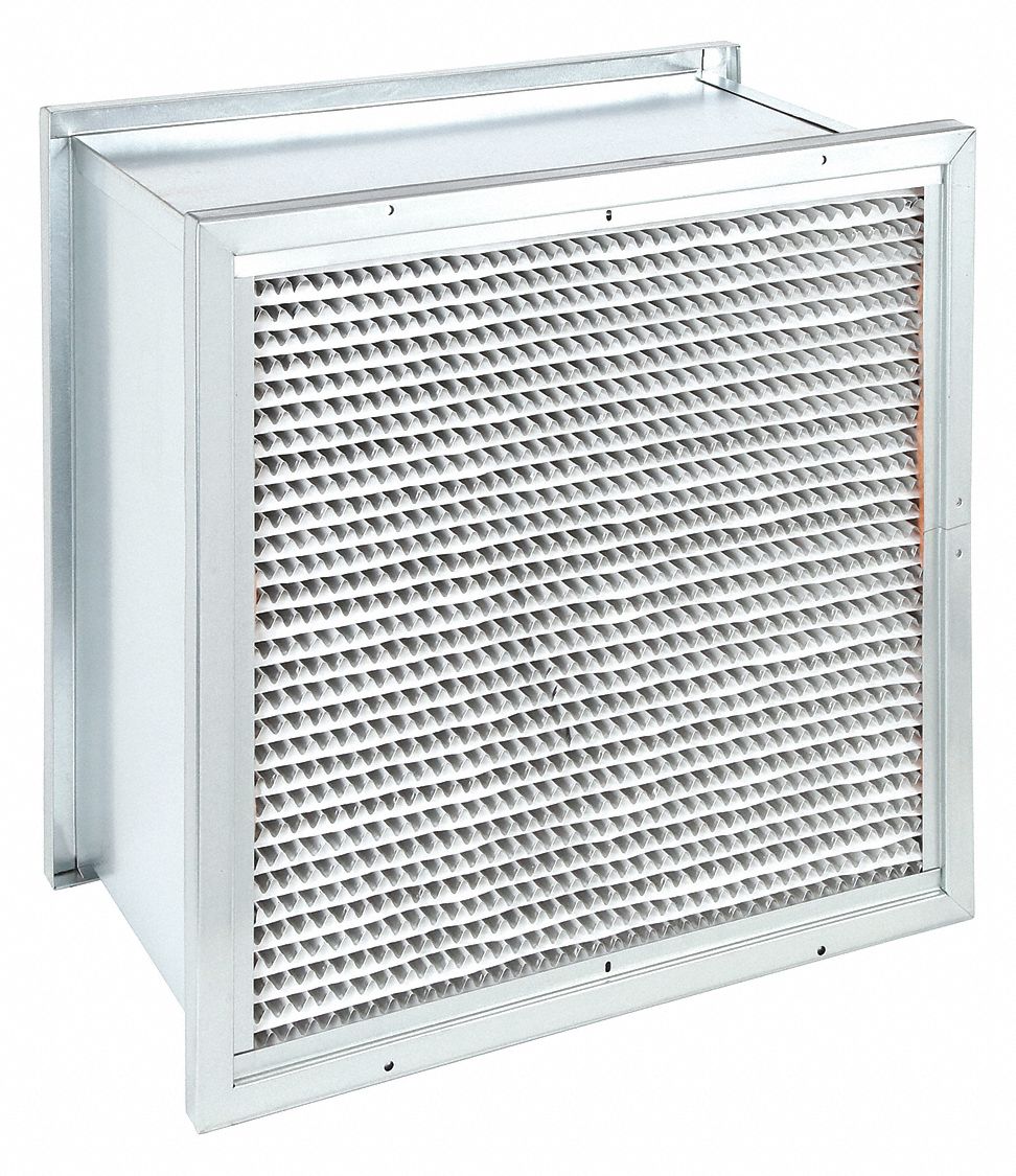 GRAINGER, 24 in x 24 in x 12 in, Steel, Cartridge Air Filter - 2GGY9 ...