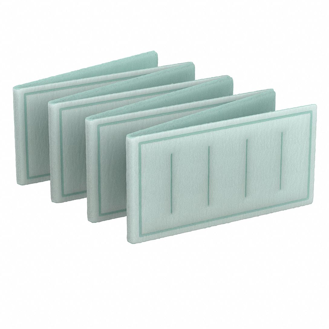 GRAINGER, 20 in x 25 in x 1 in, 25 in Section Wd, Link Air Filter ...