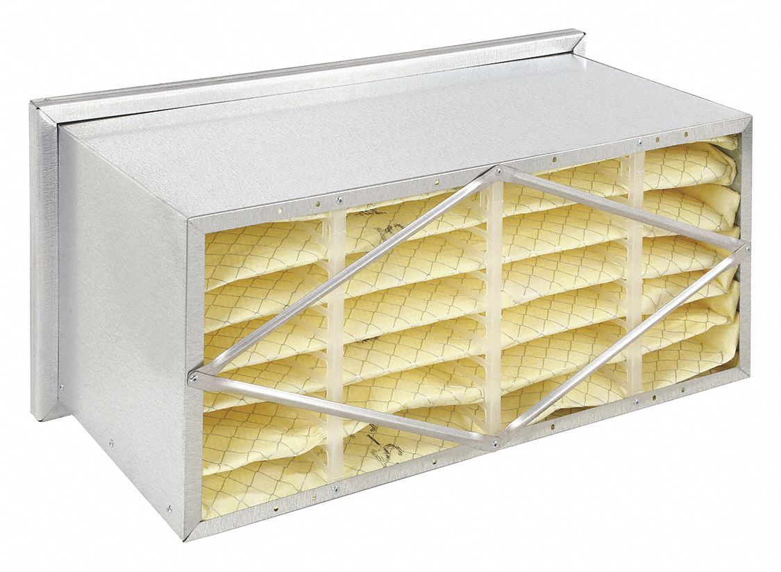12x24x12 Nominal Filter Size, Fiberglass, Rigid Cell Air Filter - 2GHF3 ...