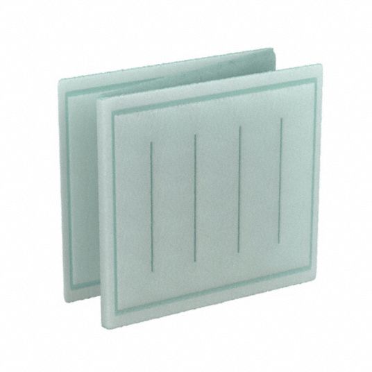 GRAINGER, 24 in x 20 in x 1 in, 20 in Section Wd, Link Air Filter ...