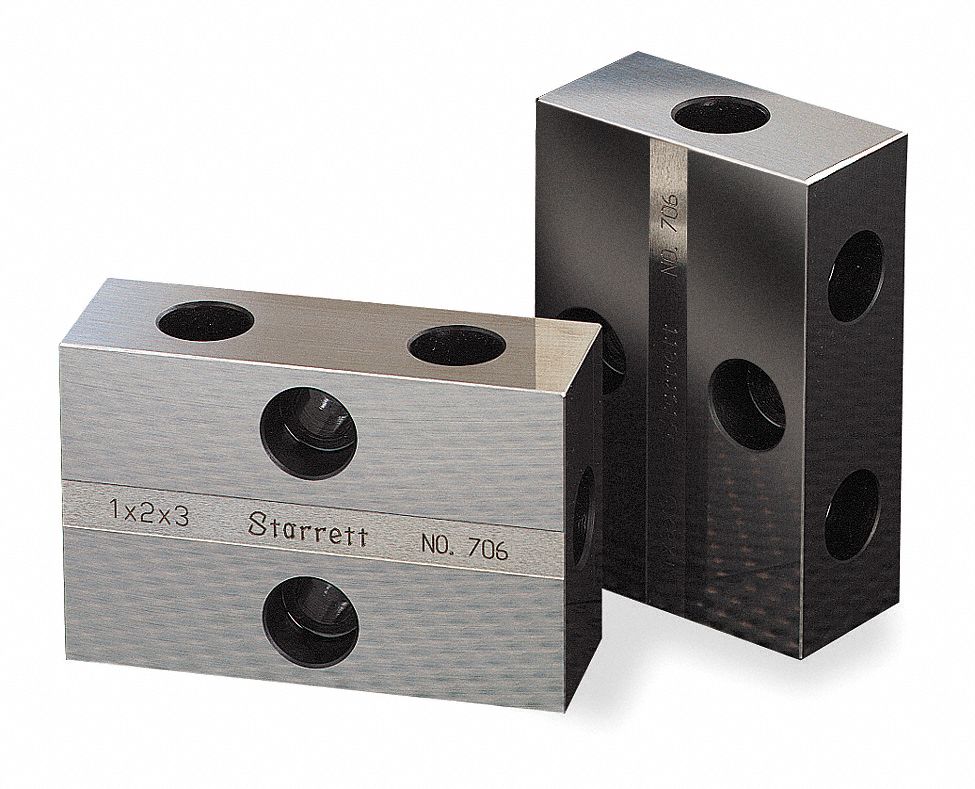1-2-3 Block, Material Hardened ground steel - Grainger