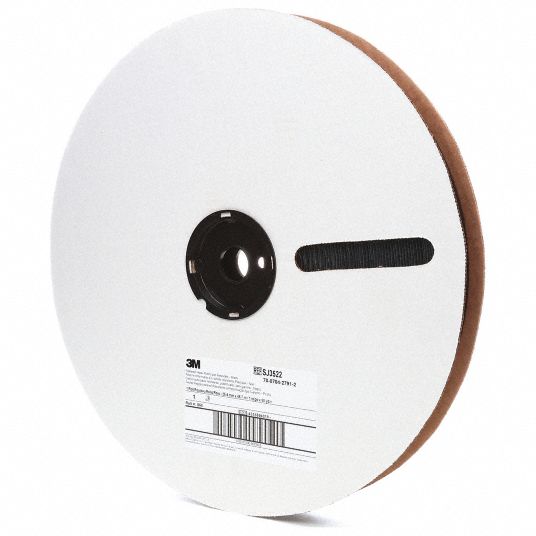 3M, Roll, Black, Hook-and-Loop Fastener - 2GJK9|SJ3522 - Grainger