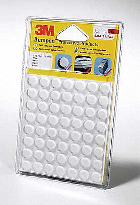 3M, Clear, Polyurethane, Self-Adhesive Bumper - 2GJL7|SJ5412 - Grainger