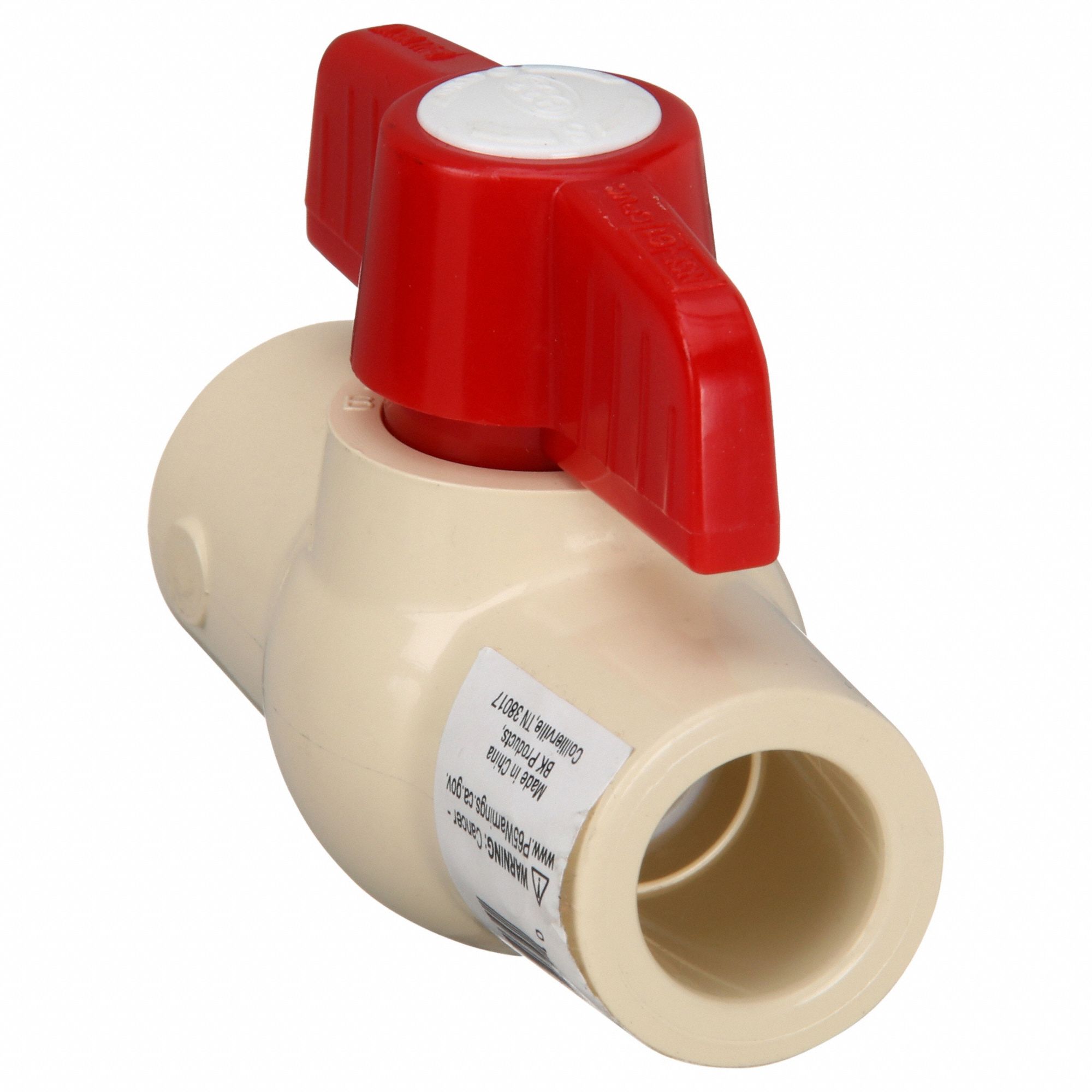 1/2 in Size, CPVC, Manual Two-Way Ball Valve - 2GJY1|107-123 - Grainger