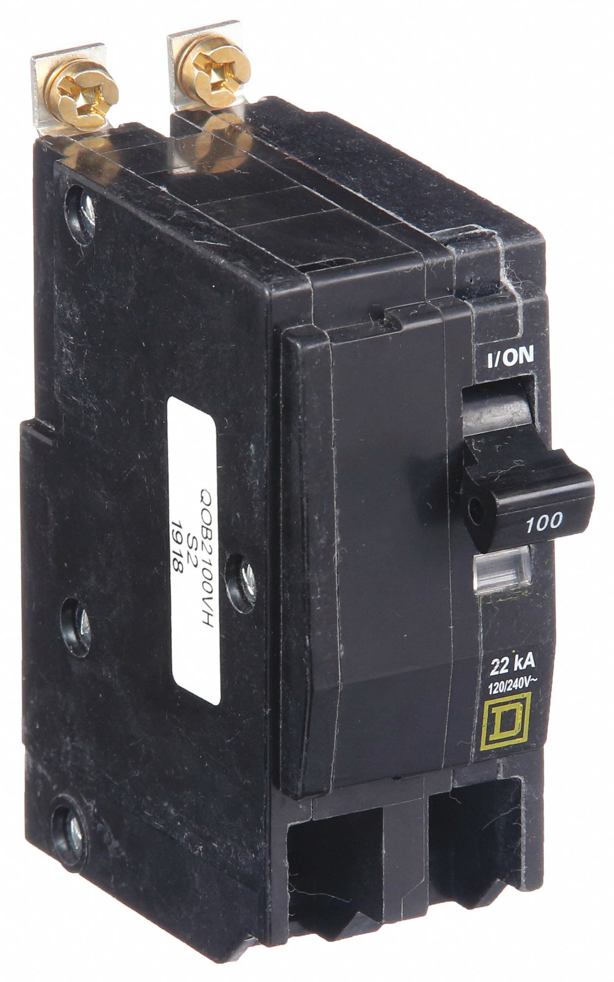 SQUARE D, 100 A, 120/240V AC, Miniature Circuit Breaker - 2GLE7|QOB2100VH - Grainger