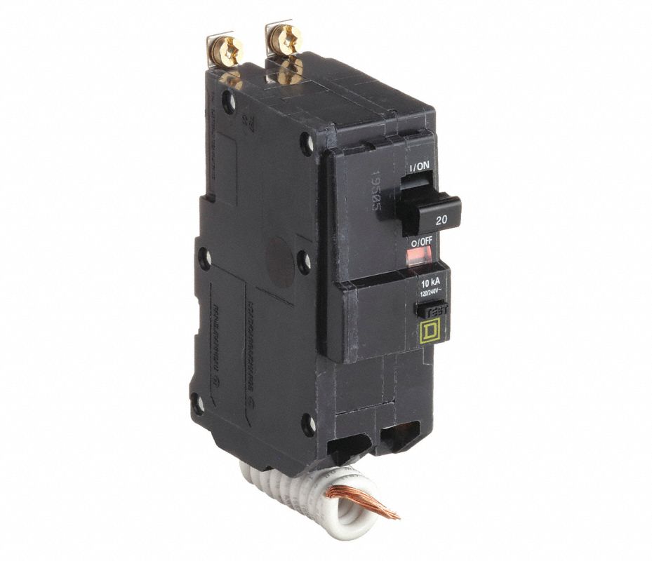 SQUARE D Interruptor de Circuito Empernable, Serie QOB, Número de Polos 2, 20 Amperes, 120 ...