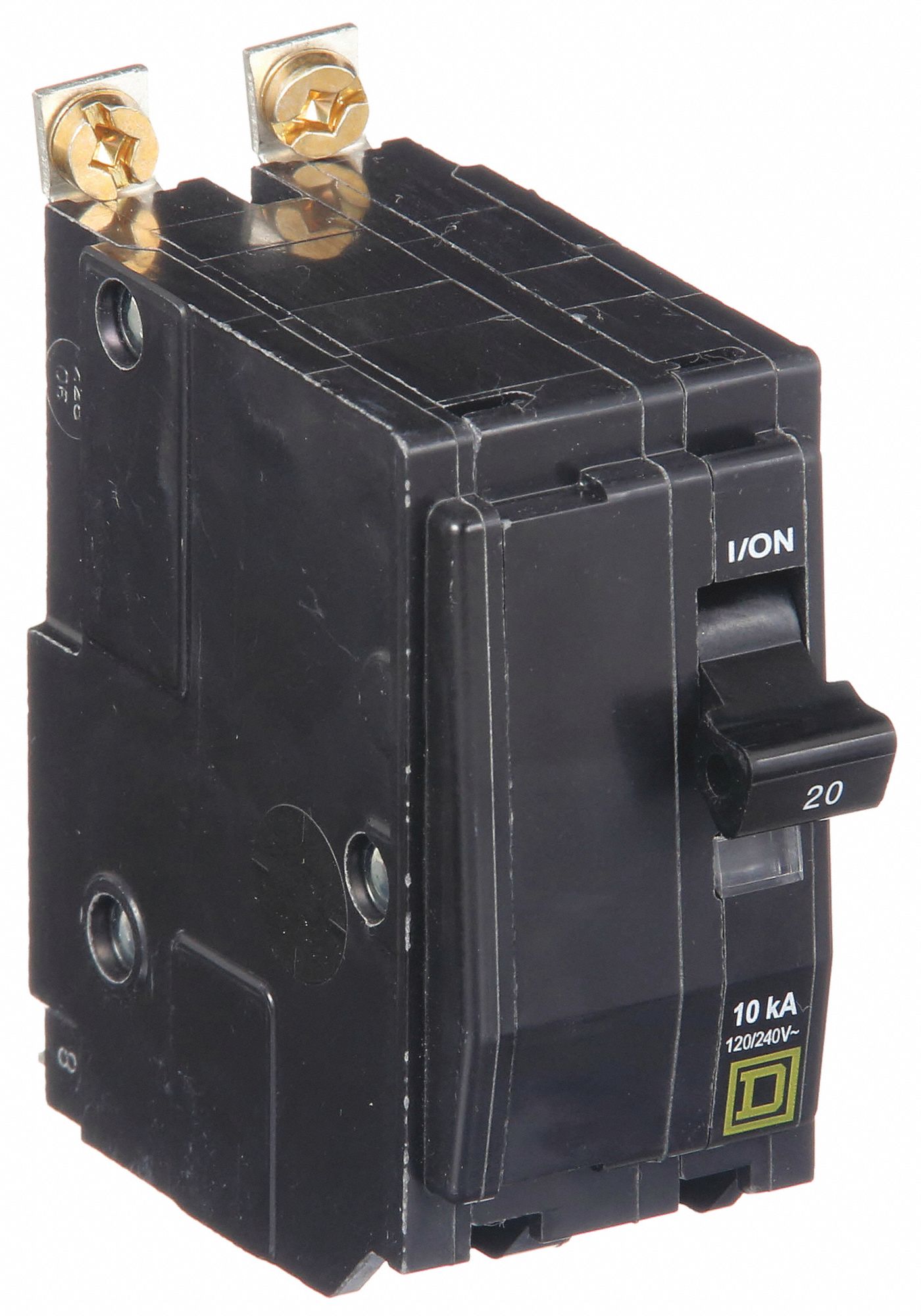SQUARE D, 20 A, 120/240V AC, Miniature Circuit Breaker - 2GLF7|QOB220HID - Grainger