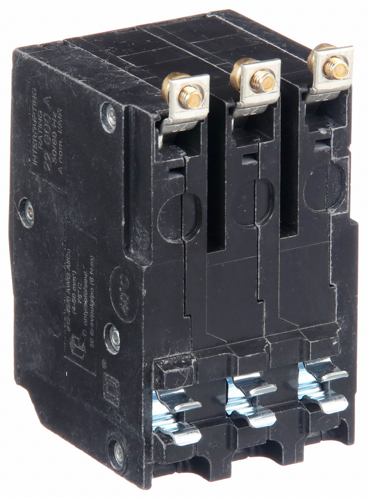 SQUARE D Miniature Circuit Breaker, Amps 100, Circuit Breaker Type High ...