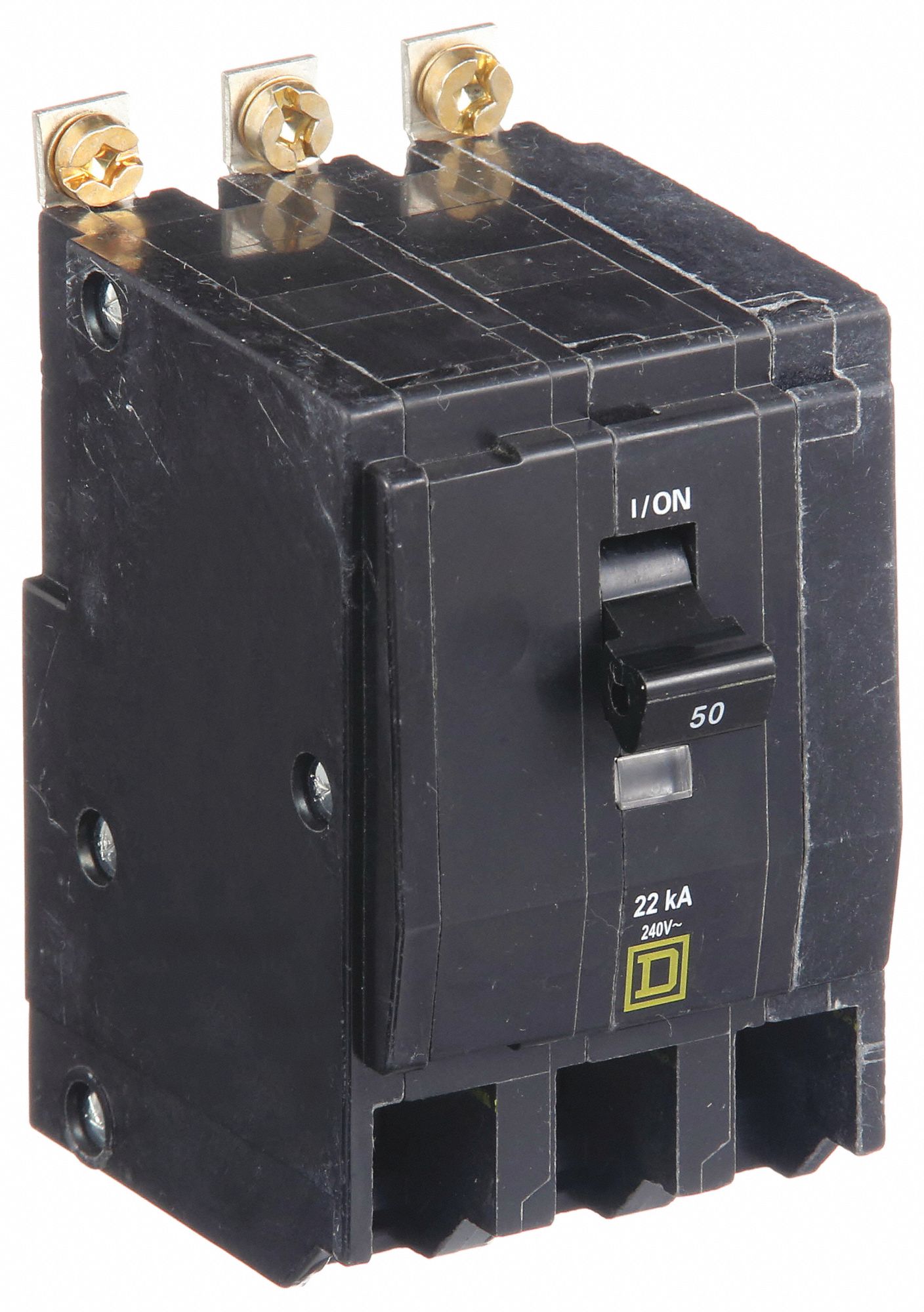 SQUARE D, 50 A, 120/240V AC, Miniature Circuit Breaker - 2GLN2|QOB350VH ...