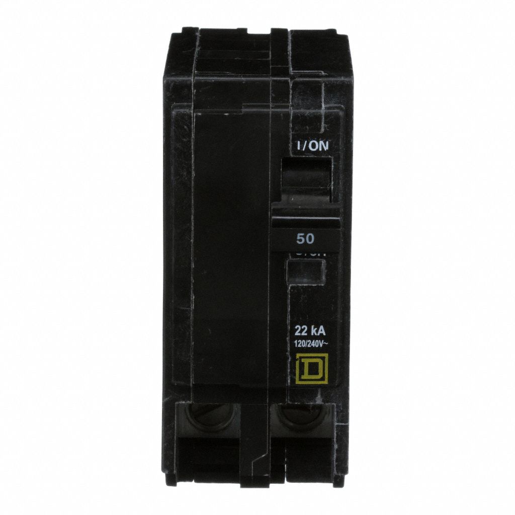 SQUARE D, 50 A, 120/240V AC, Miniature Circuit Breaker - 2GLV5|QO250VH - Grainger
