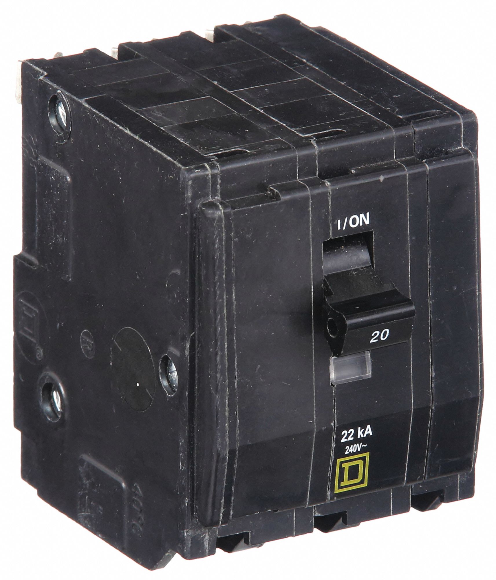 SQUARE D, 20 A, 120/240V AC, Miniature Circuit Breaker - 2GLX2|QO320VH - Grainger