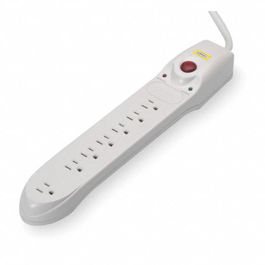 Surge Protector, White - Grainger
