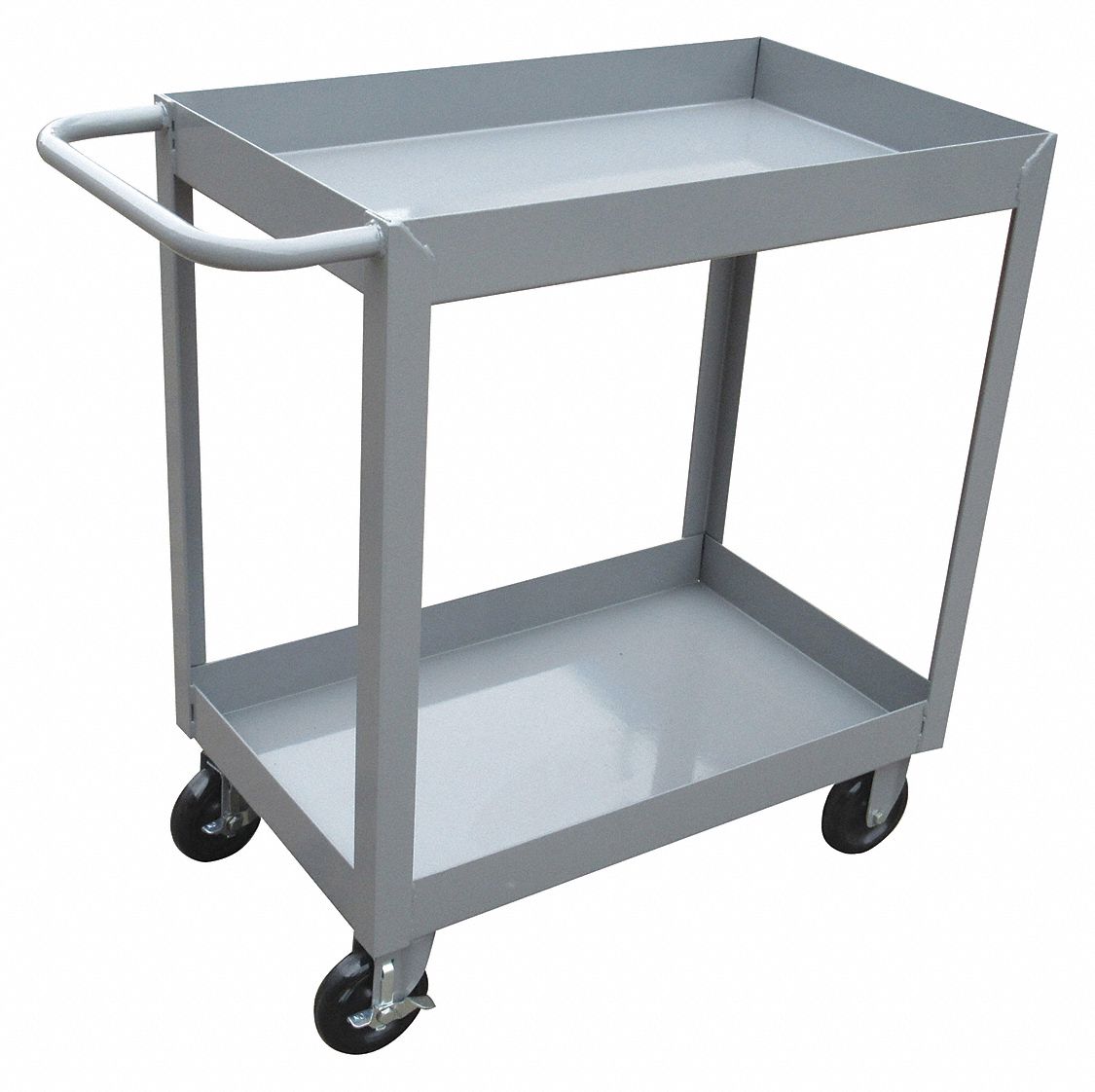 1,200 lb Load Capacity, 30 in x 18 in, Utility Cart with Deep Lipped ...