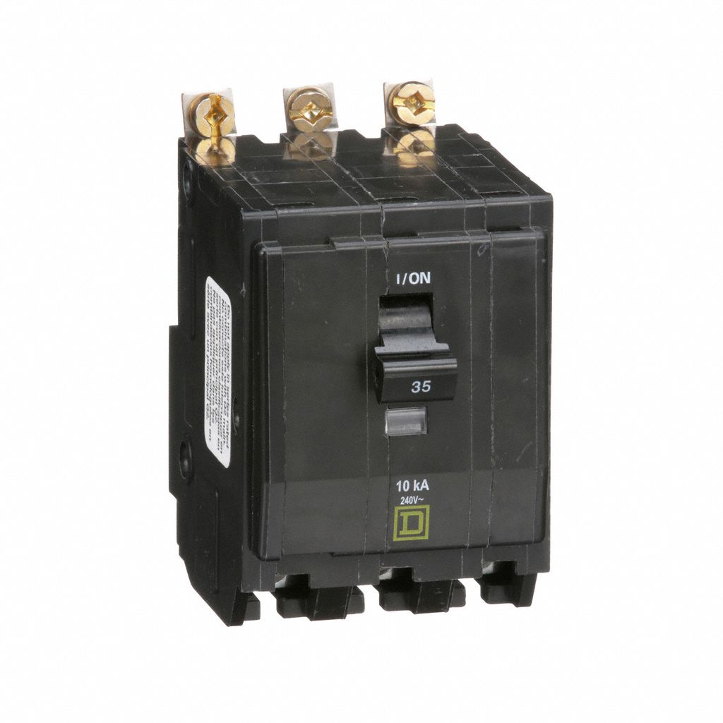 SQUARE D, 35 A, 120/240V AC, Miniature Circuit Breaker - 2GNF9|QOB335 ...