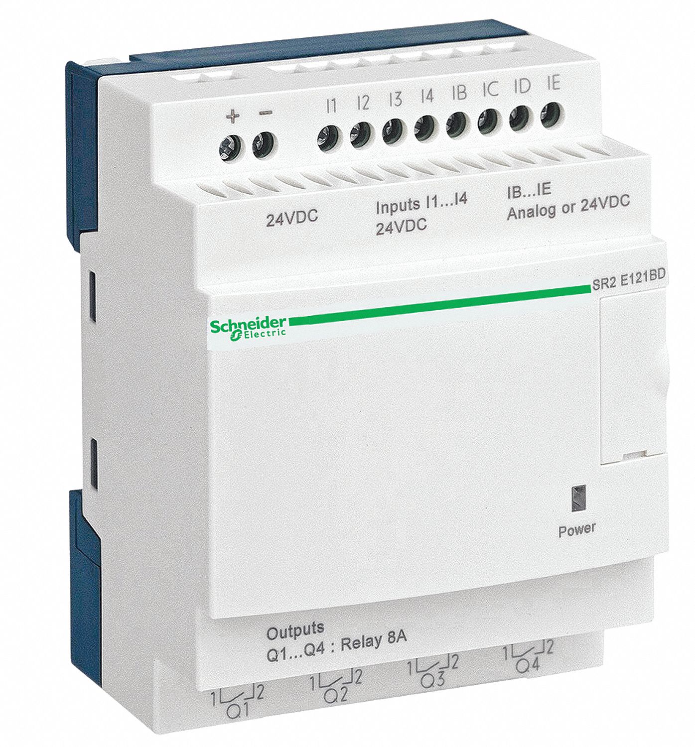 SCHNEIDER ELECTRIC, 24V AC/DC, 8 A Amps, Logic Relay - 2GNK7|SR2E121BD ...