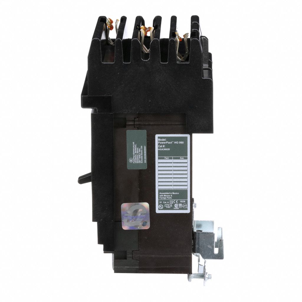 SQUARE D Molded Case Circuit Breaker: 20 A Amps, 65kA at 240V AC, Fixed ...